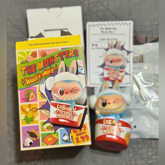 POP MART | Toys | The Monsters Wacky Mart Series Figures Cup Noodles ...